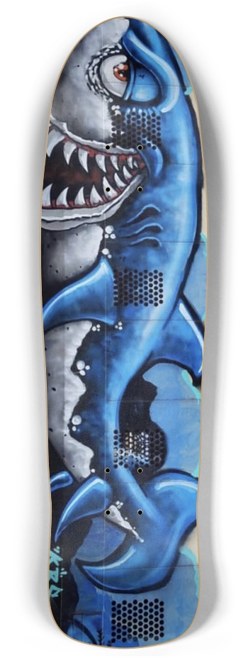 Graffiti Train Collection, Sharky Retro Rocket by I'm Freaking Lou