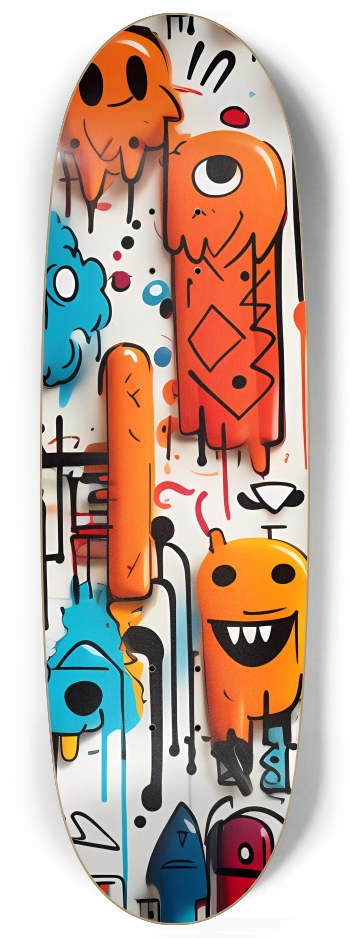 Weird AI Graffiti 2 Egg Shape by Alleycat Planks